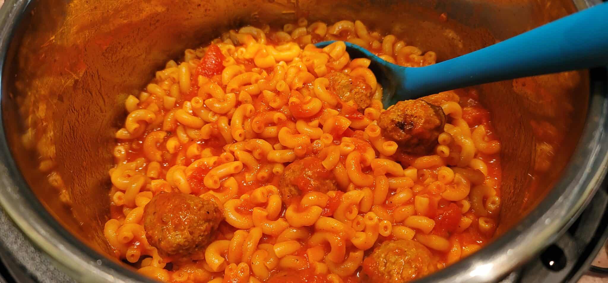 Instant Pot Pasta with Frozen Meatballs - Fool-proved Formula with 3 ...